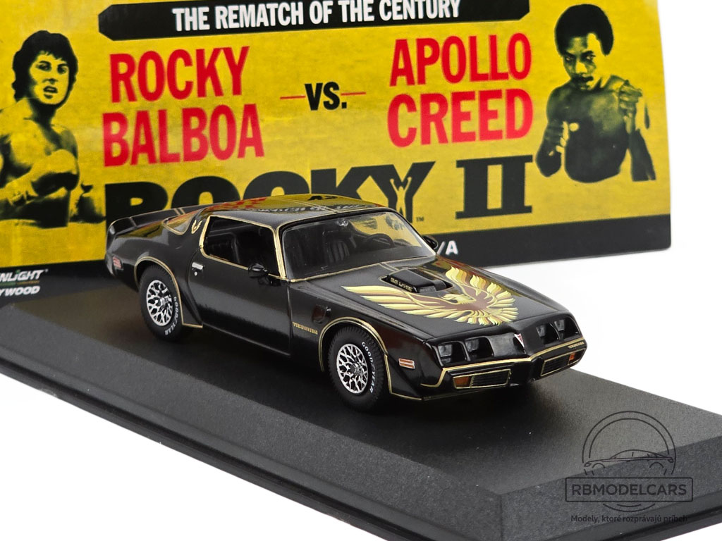 PONTIAC FIREBIRD TRANS AM ROCKY II 1979 - GREENLIGHT - RB Model Cars